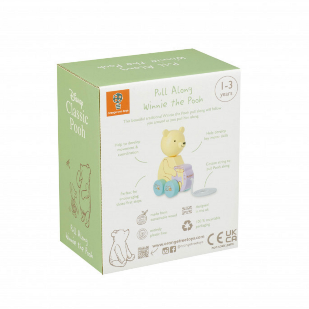 Classic Pull Along Winnie The Pooh – Bella Boo's Baby Boutique